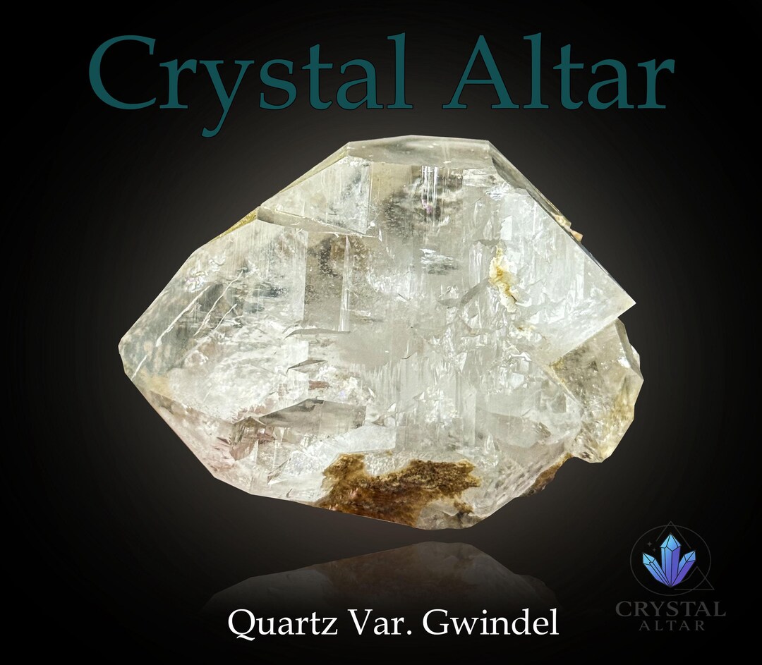 Gwindel Quartz Crystal – Natural Mineral Specimen From Pakistan - Etsy
