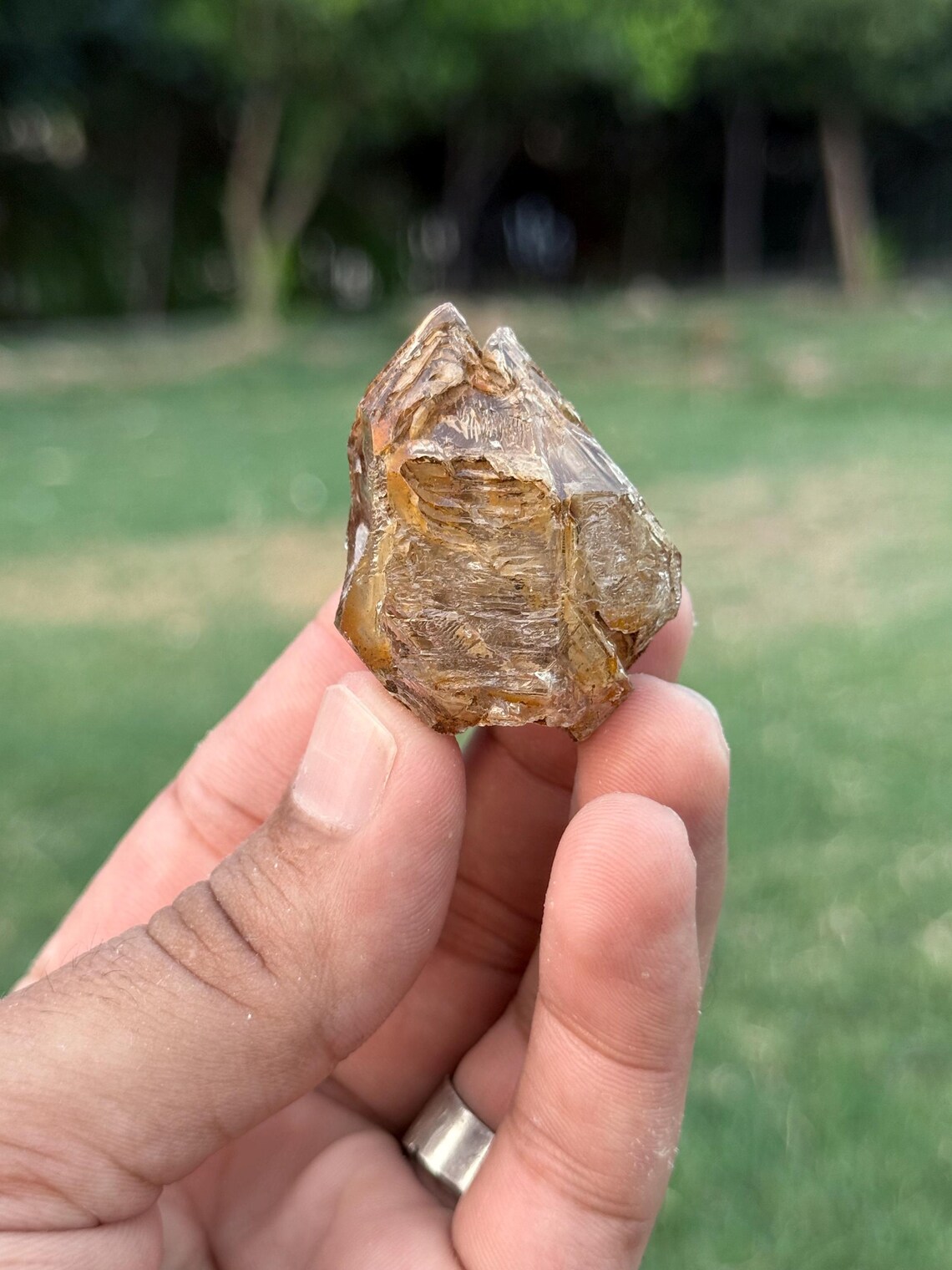 Fenster Quartz With Clay Inclusion, 32gram, Skeletal Quartz, From ...