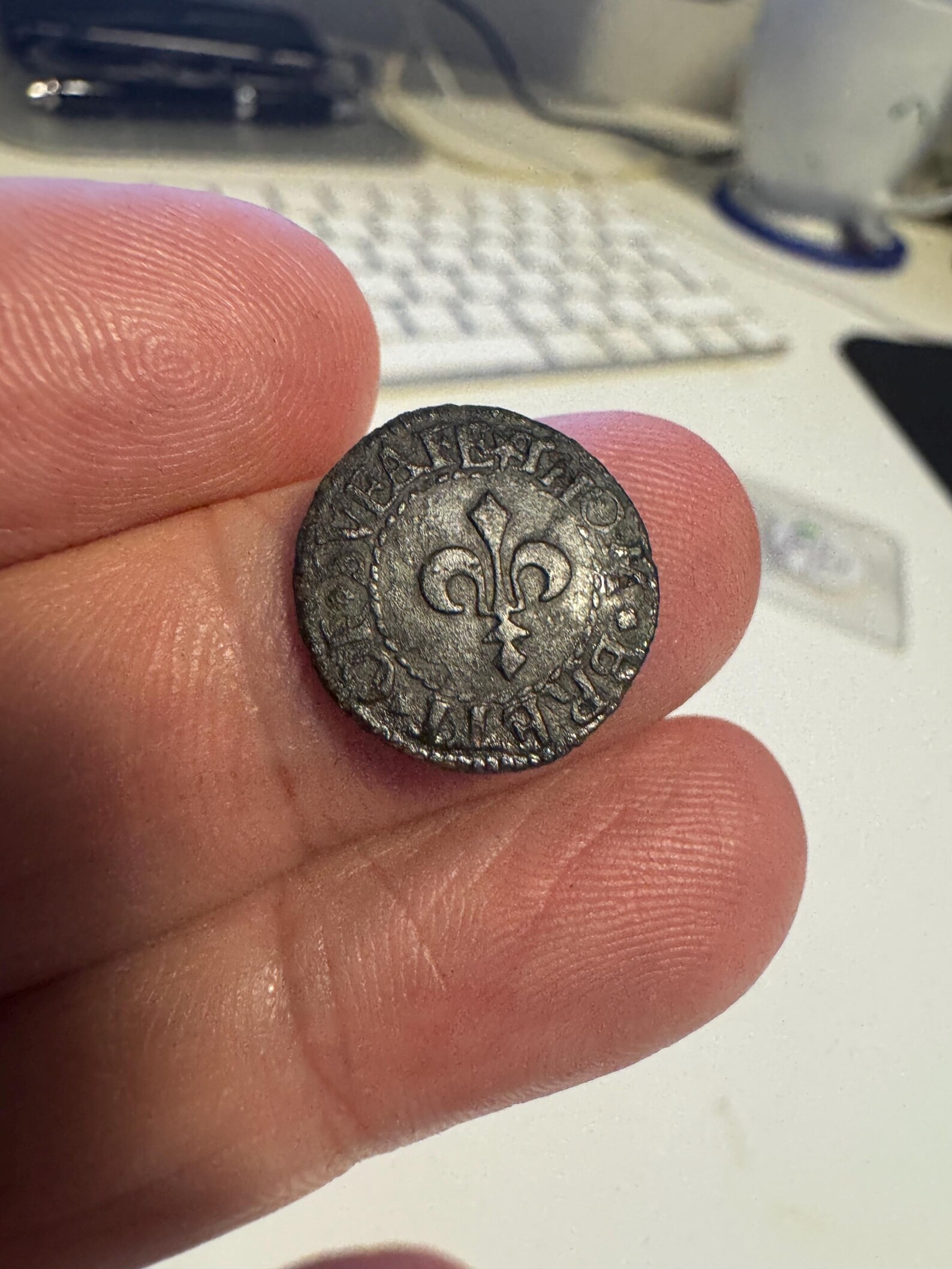 Extremley Rare 17th Century Trade Token Thomas Brett Snave Kent Metal ...