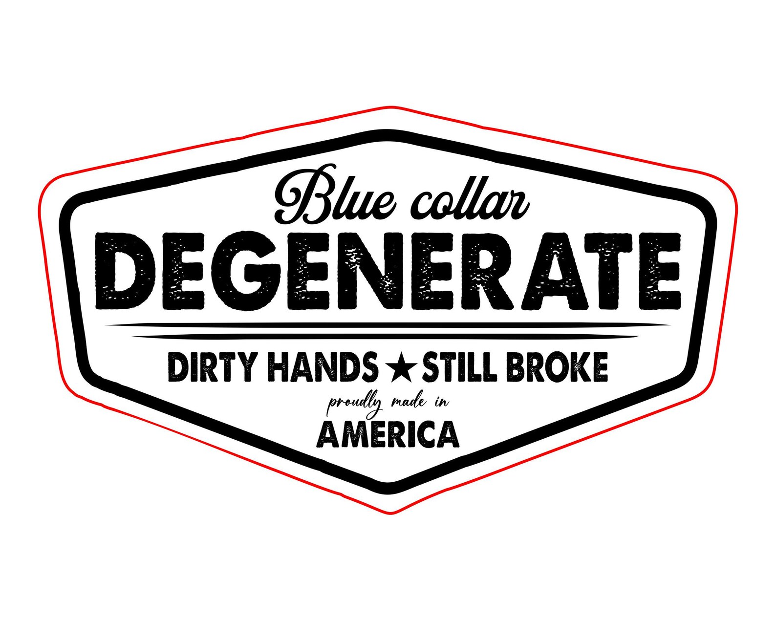 Blue Collar Degenerate Hat Patch Svg Png, Blue Collar Svg, Hat Patch , Sarcastic Svg ...