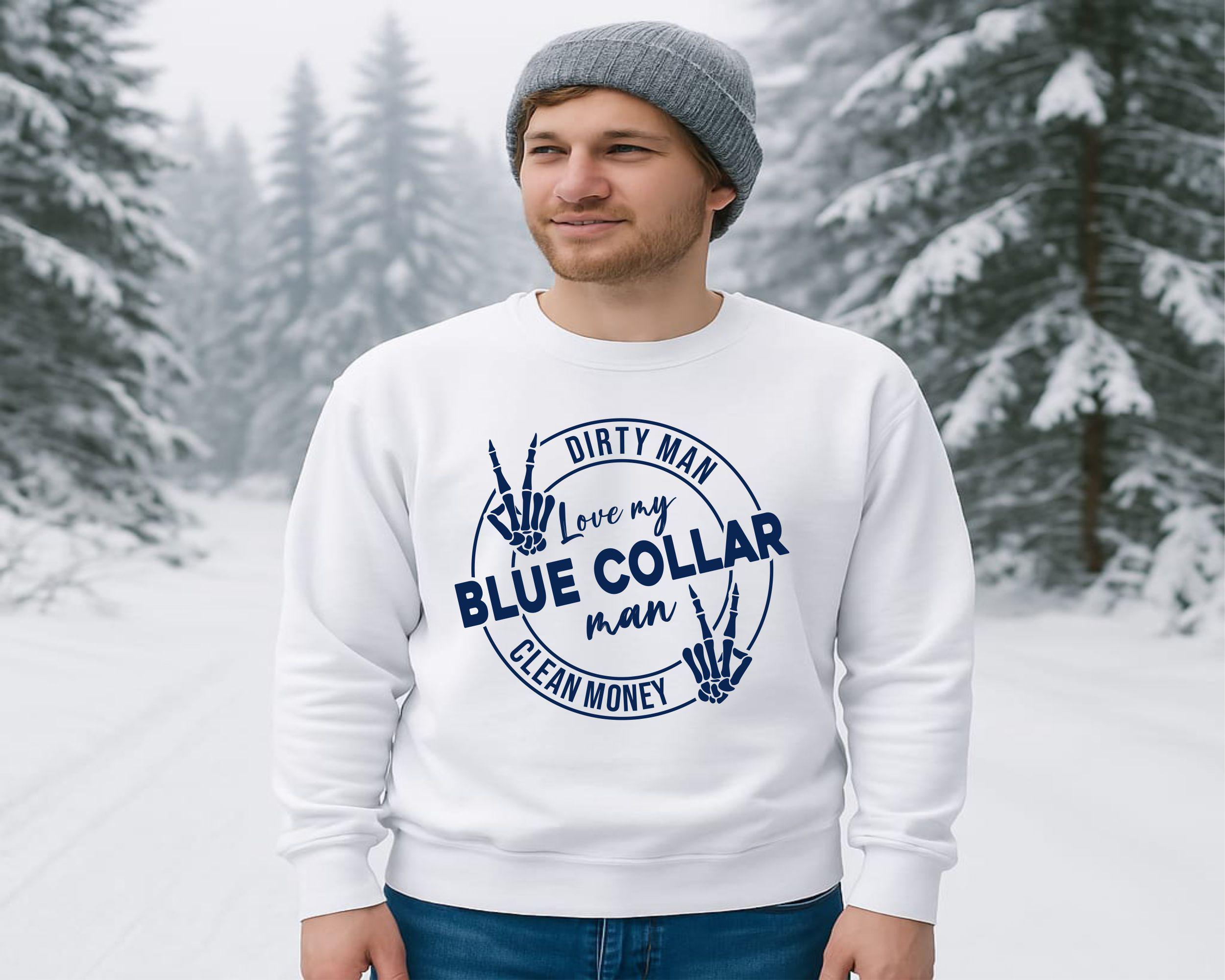 Blue Collar Man Svg Png, Blue Collar Svg, Sublimation Design, Cut Files ...