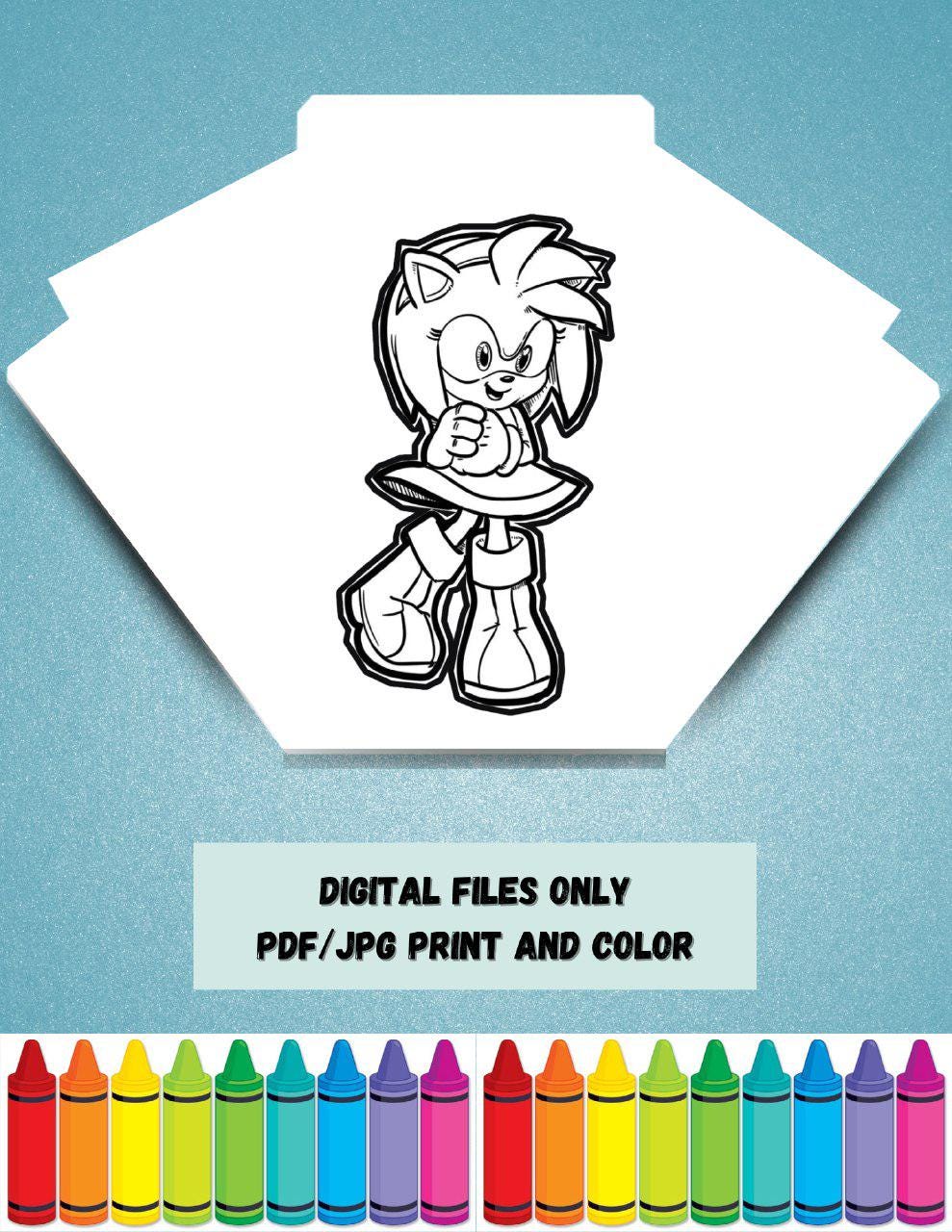 20 Sonic the Hedgehog Characters Coloring Pages | Preschool, Kids ...