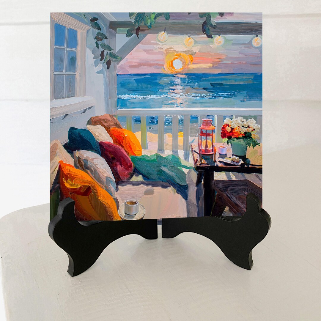 Key West Art Tile: Glossy Smooth Ceramic Tropical Decor - Etsy
