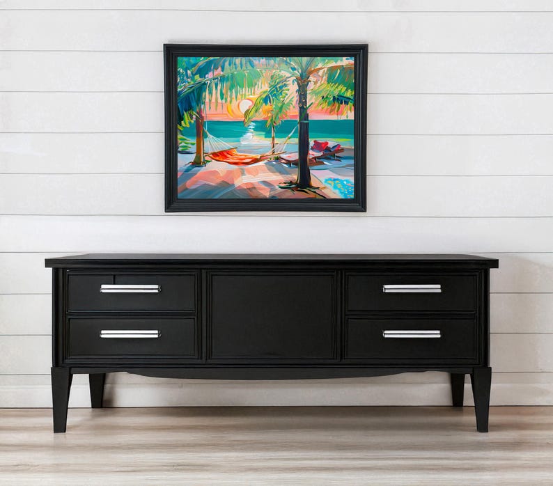 Key West Beach Life Art Print: Tropical Florida - Vibrant Wall Decor - Etsy