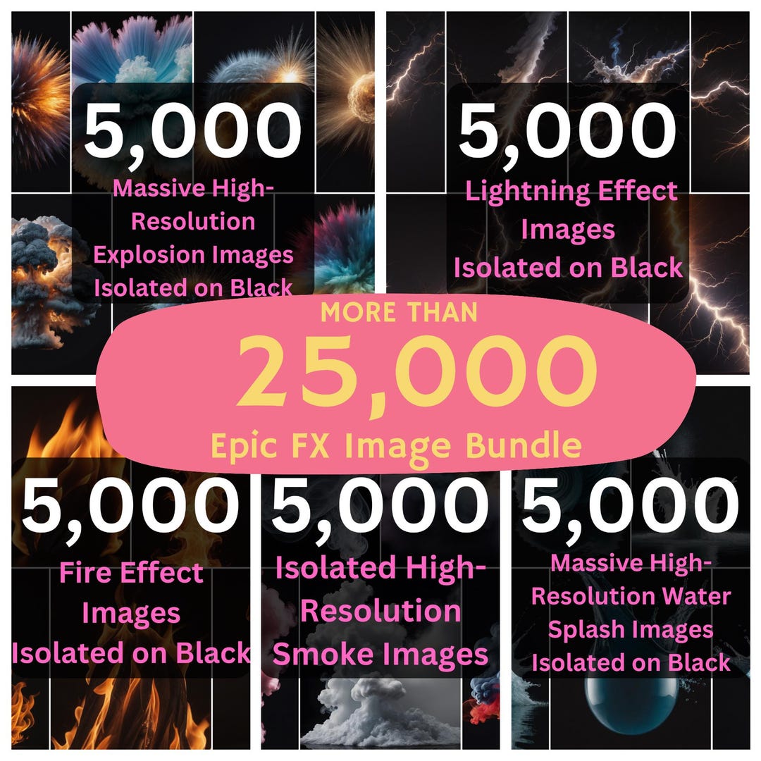 Epic FX Overlays Collection – Epische Effekte Sammlung | 25K Explosion ...