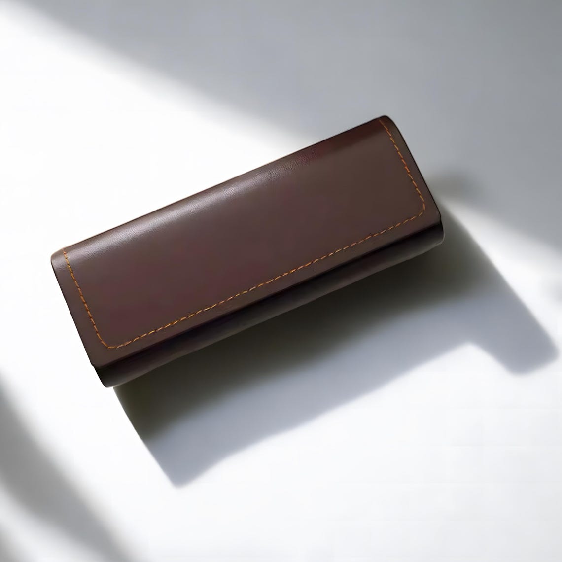 Personalized Leather Eyeglass Case Custom Glasses Holder Monogrammed ...