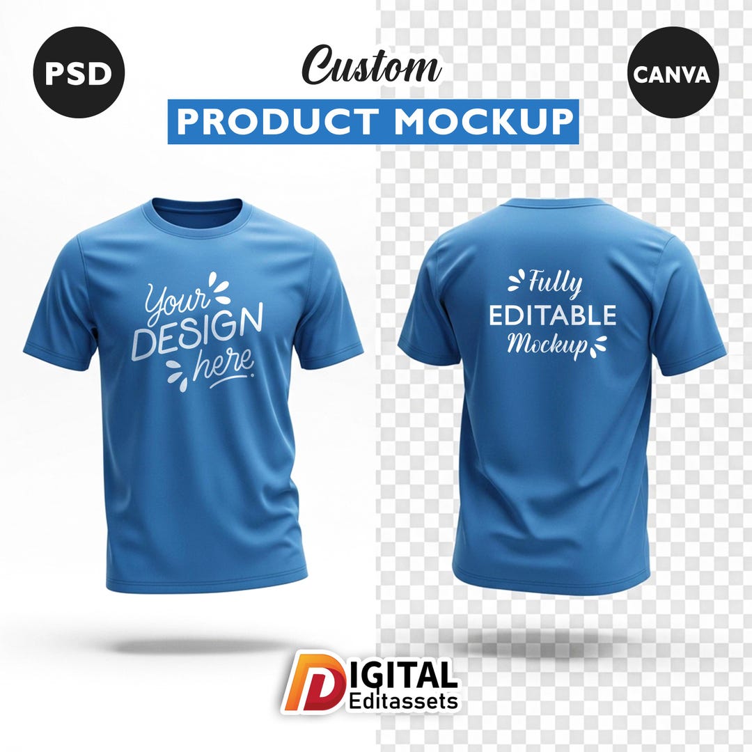 Custom Mockup With Smart Object Layers, Create Editable Product Mockup ...