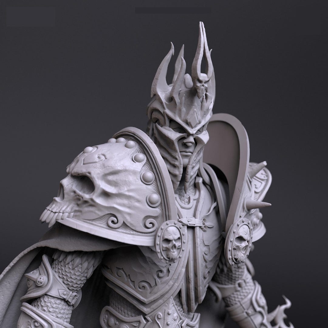 STL Arthas – Undead King of the North - Etsy