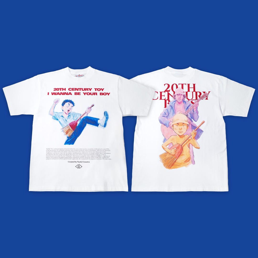 Kenji T-shirt 21th Century Boys Japan Anime Manga Graphic Tee ...