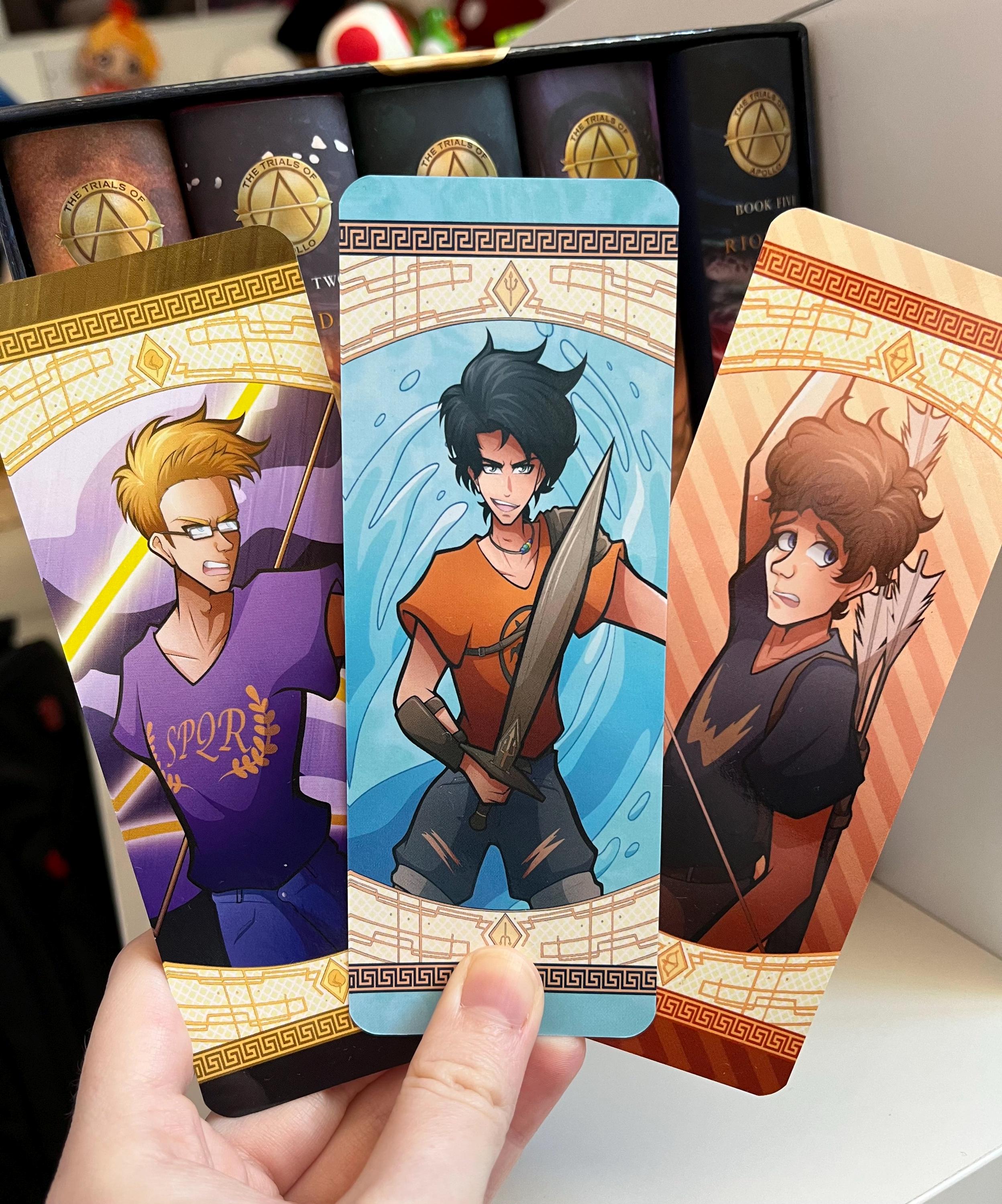 Percy Jackson Universe Bookmark Set PJO Riordanverse - Etsy