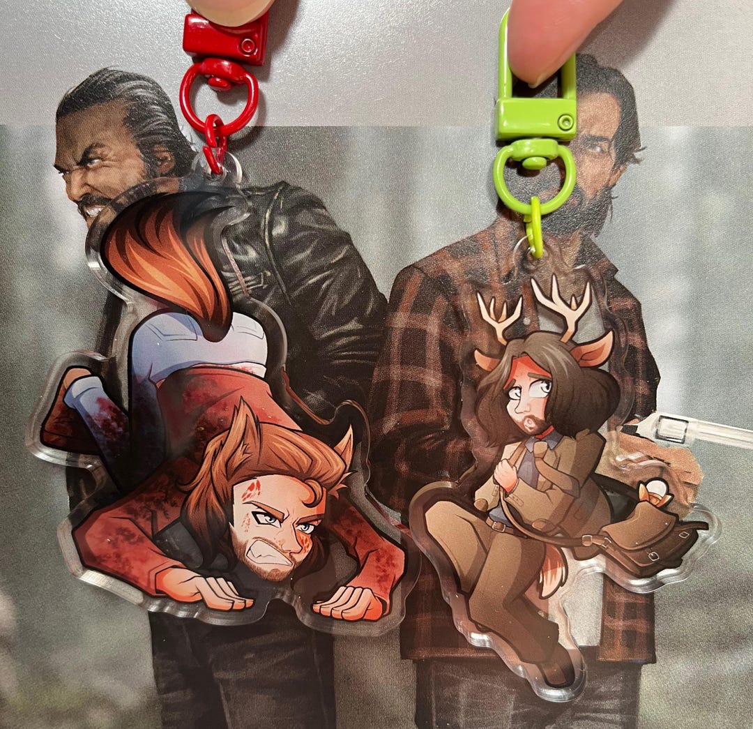 Alan Wake & Scratch 3" Keychains Alan Wake 2 - Etsy