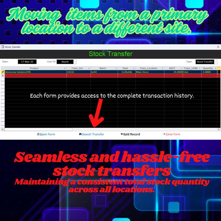 MS Access Inventory Tracker Small Business Laboratories Stock ...