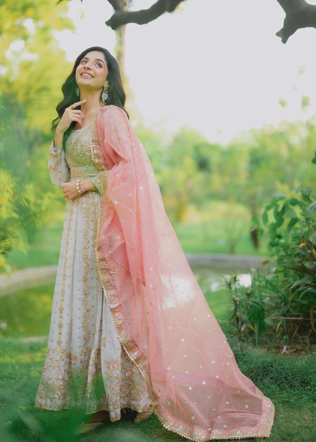 Pakistani Party Wear Dresses | Embroidered Chiffon Pakistani Nikkah ...