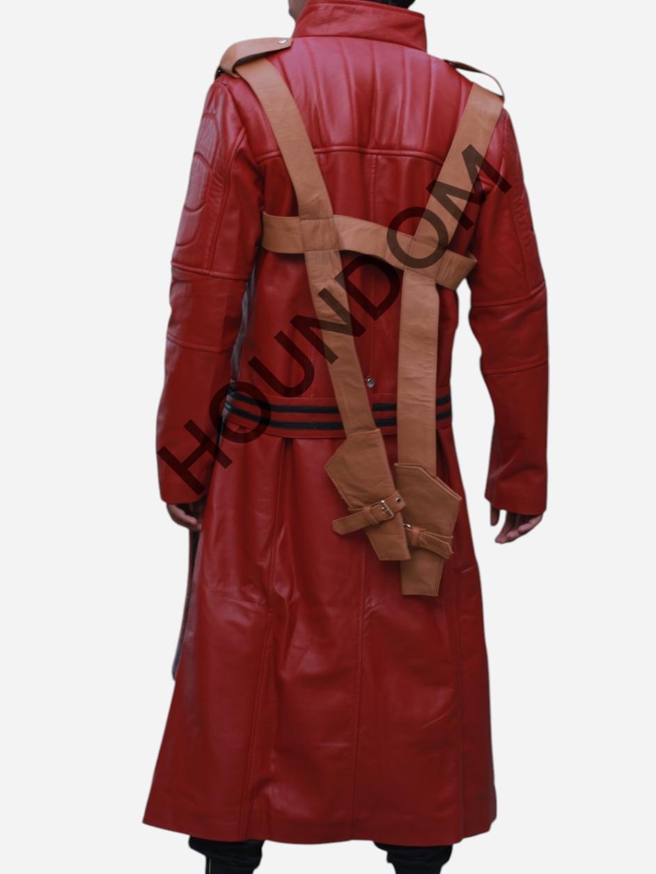Devil May Cry 3 Dante Red Cosplay Trench Coat, DMC 3 Winter Long Coat ...