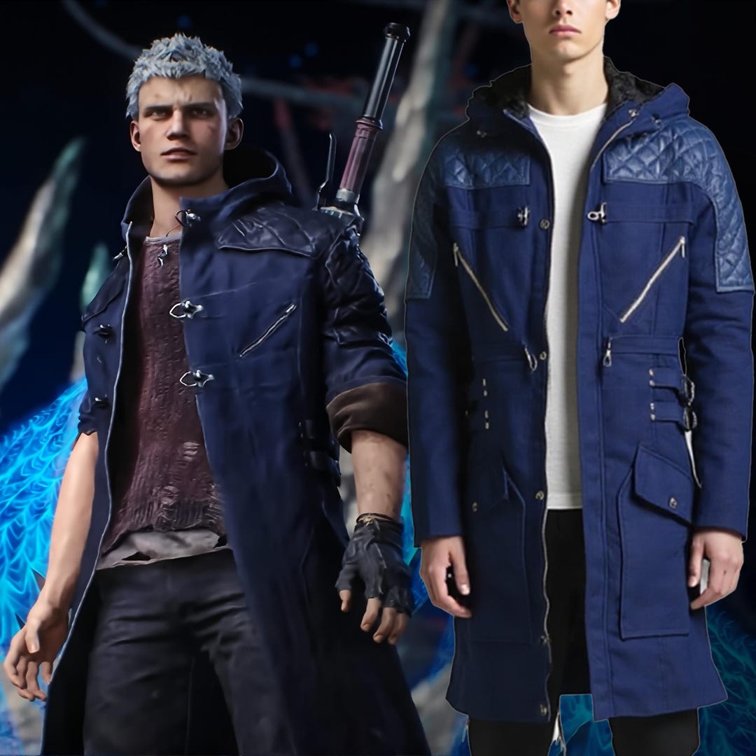 DMC 5 Devil May Cry Nero Cosplay Costume Coat - Etsy