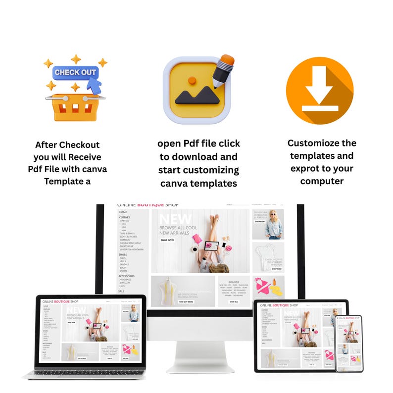 Vintage Style Labels | Editable Digital Download | Retro Branding ...