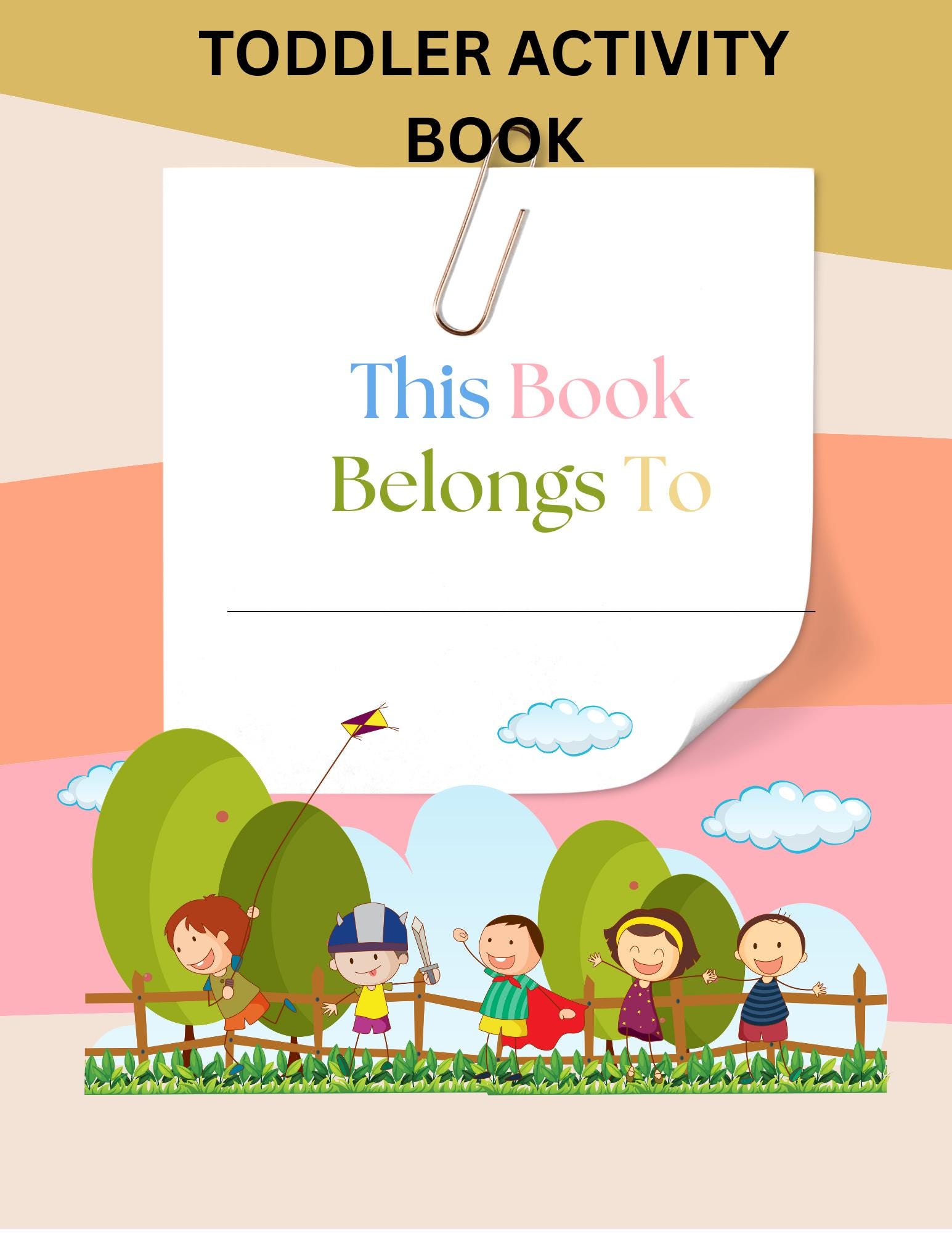 Printable Toddler Busy Book | Preschool Learning Binder | Quiet Book ...