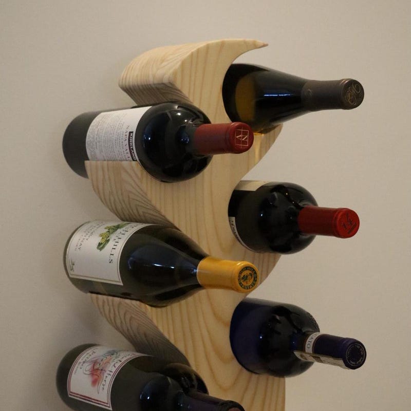 Rustic Wine Rack - Etsy