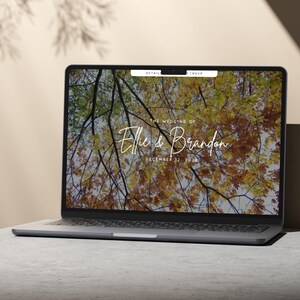 Autumn Wedding Website Template: Rustic Canva Design - Etsy