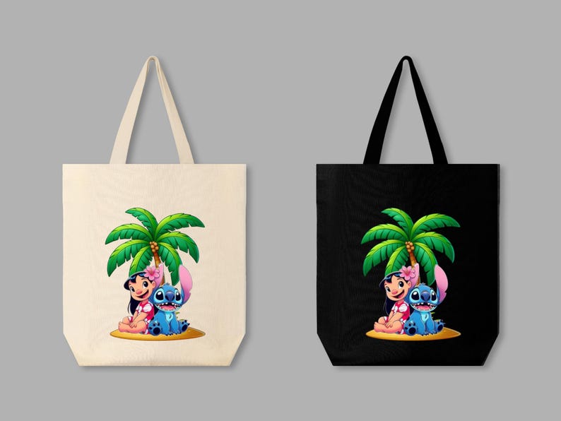 Stitch and Lilo SVG Bundle: T-shirt Design, Cricut & Silhouette ...