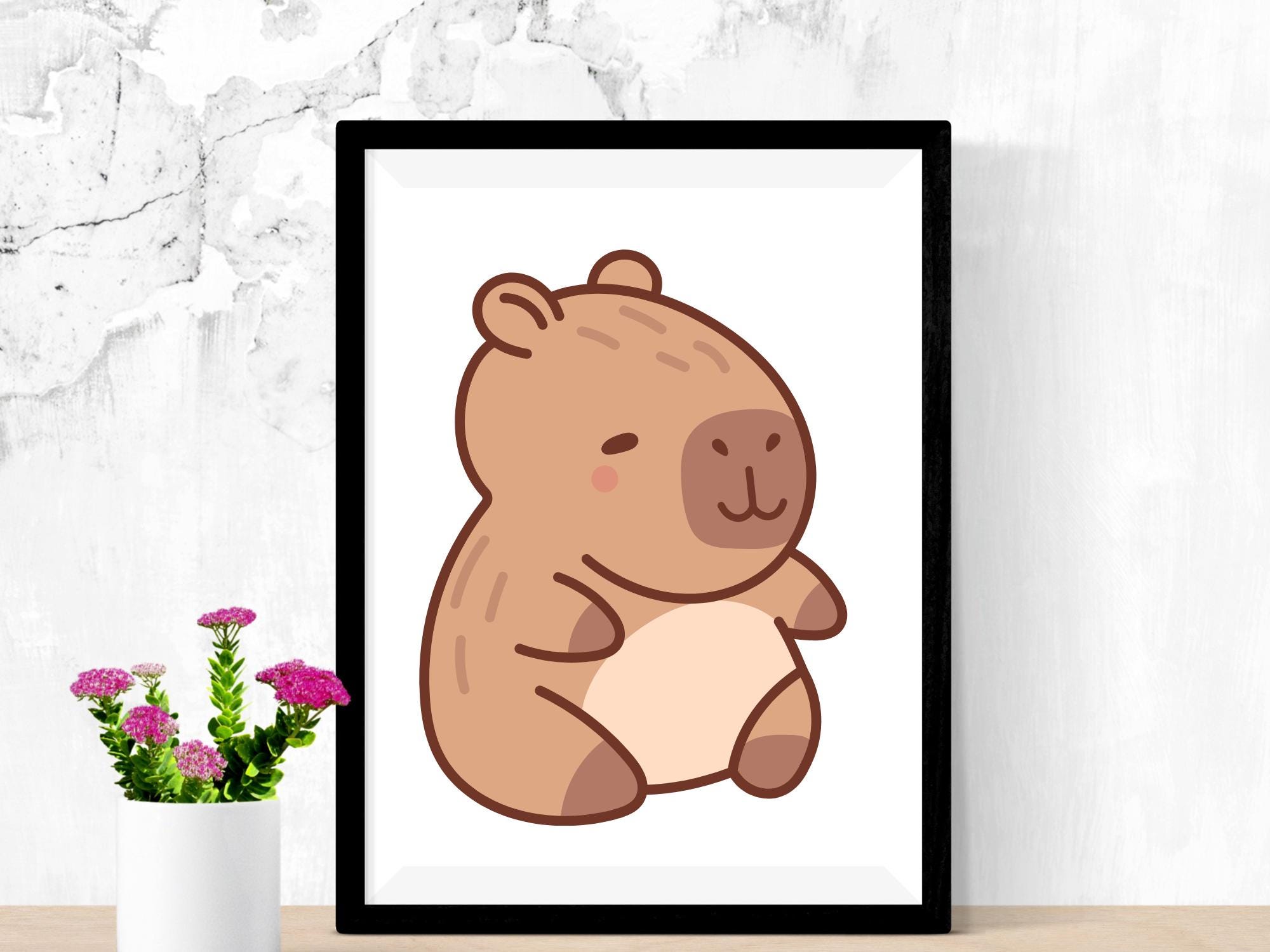 Cute Capybara SVG, Capybara PNG Bundle,funny Capybara Clipart,anime ...