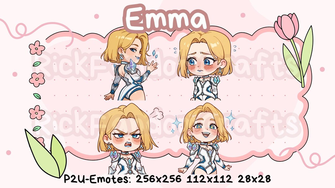 Marvel Rivals Emma Frost Emotes (pack 2) - Ready to Use Cute Chibi ...