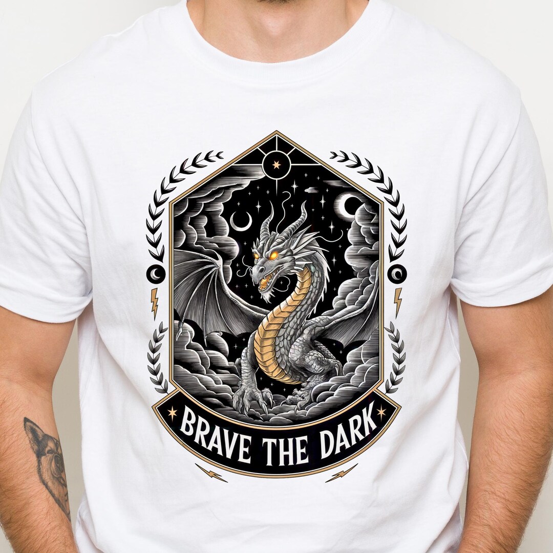 Brave the Dark PNG, Vintage Aesthetic Clipart, Gothic Mystical Digital ...