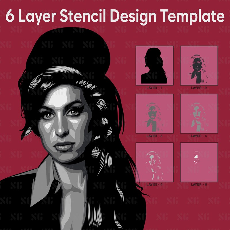 Multi Layer Stencil - Etsy