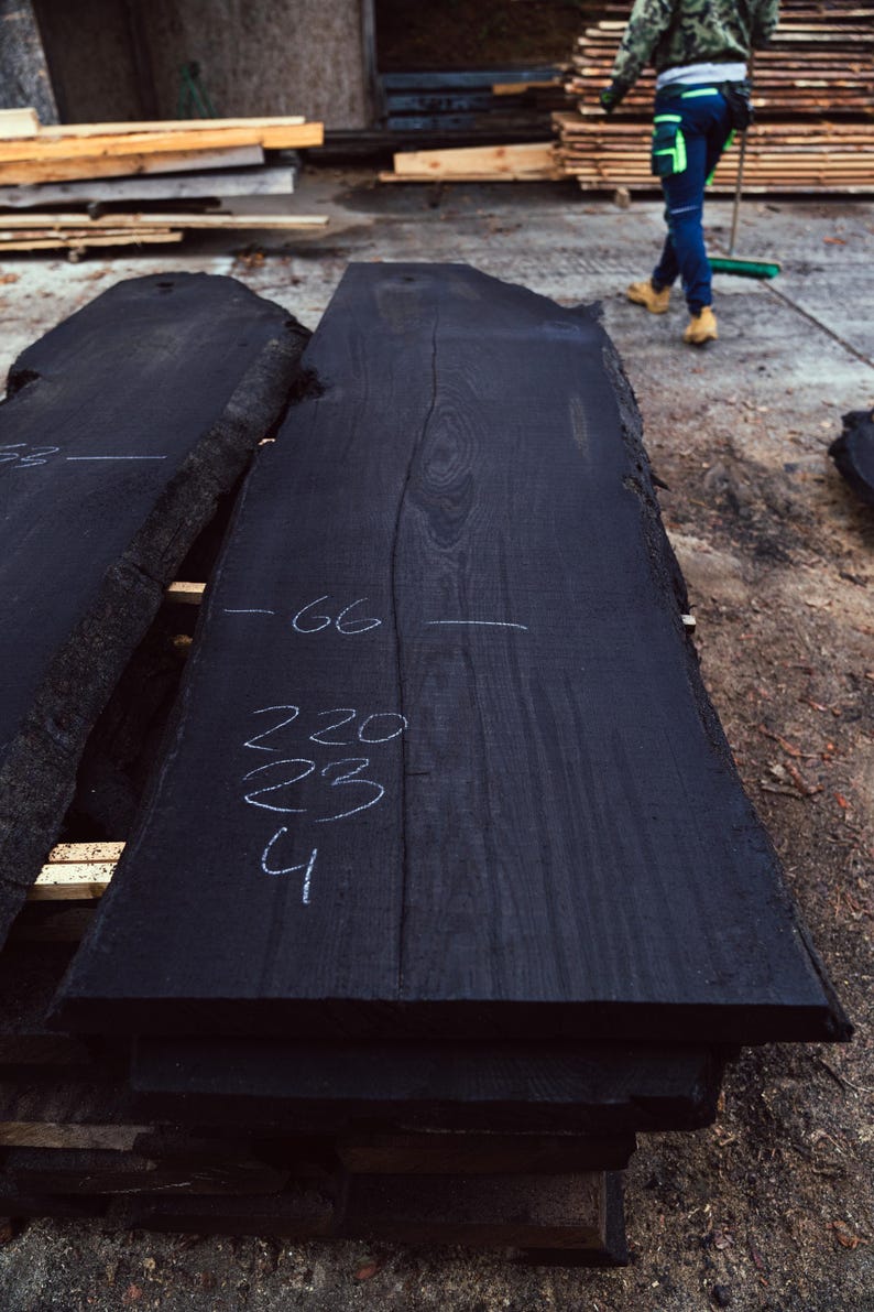 Black Bog Ancient Antique Oak Live Edge Wood Lumber Slabs - Etsy
