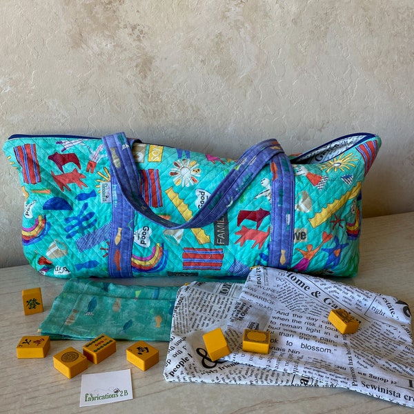 Mahjong Tote Bag - Etsy