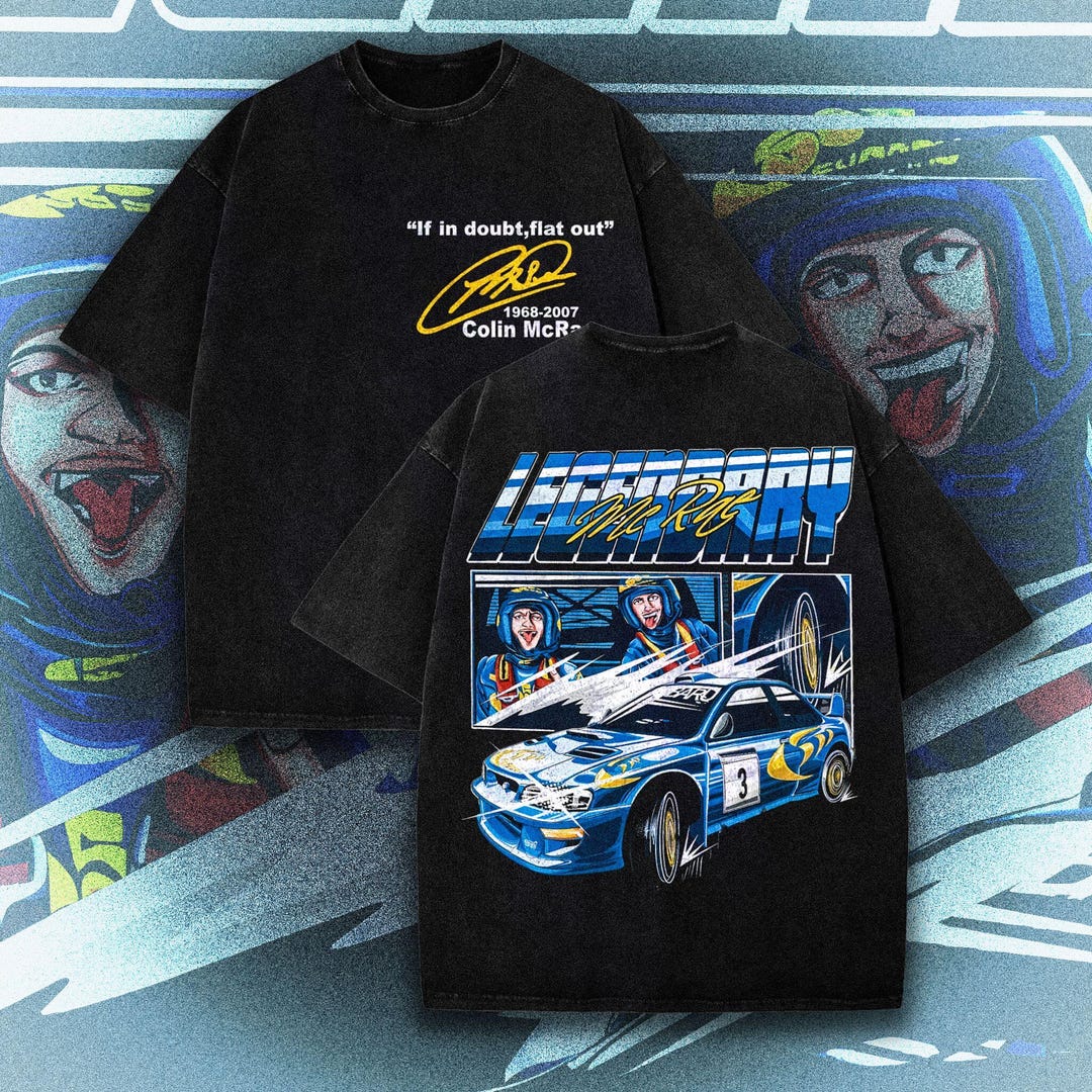 Vintage Colin Mcrae Racing T-shirt, Colin Mcrae Hoodie, Washed ...