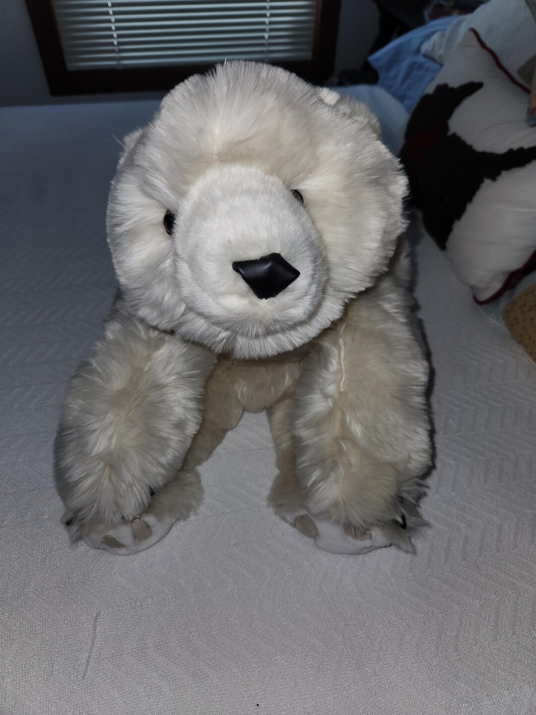 Ditz Designs Large Plush Polar Bear Cub, Floppy, Mint - Etsy