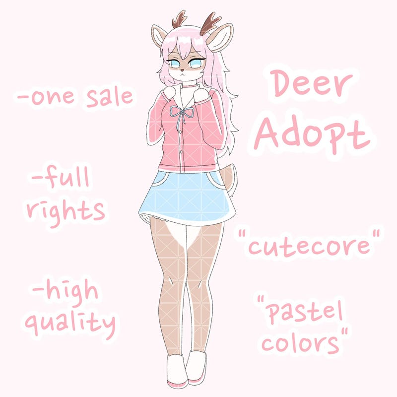 Deer Fursona - Etsy