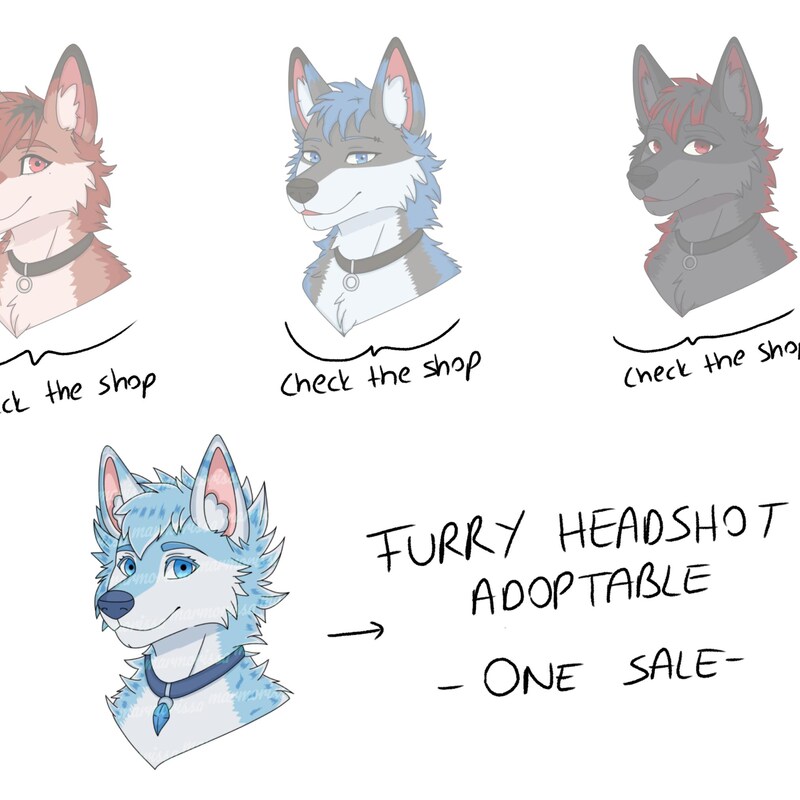 Furry Wolf Art - Etsy