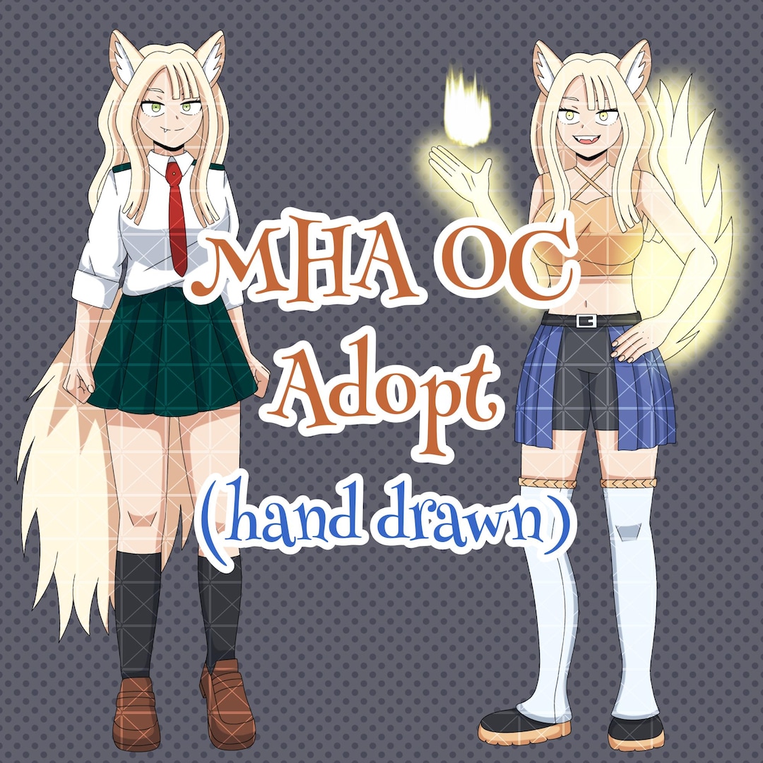 My Hero Academia OC Adoptable | MHA Oc Fox Girl | Light Quirk Character ...