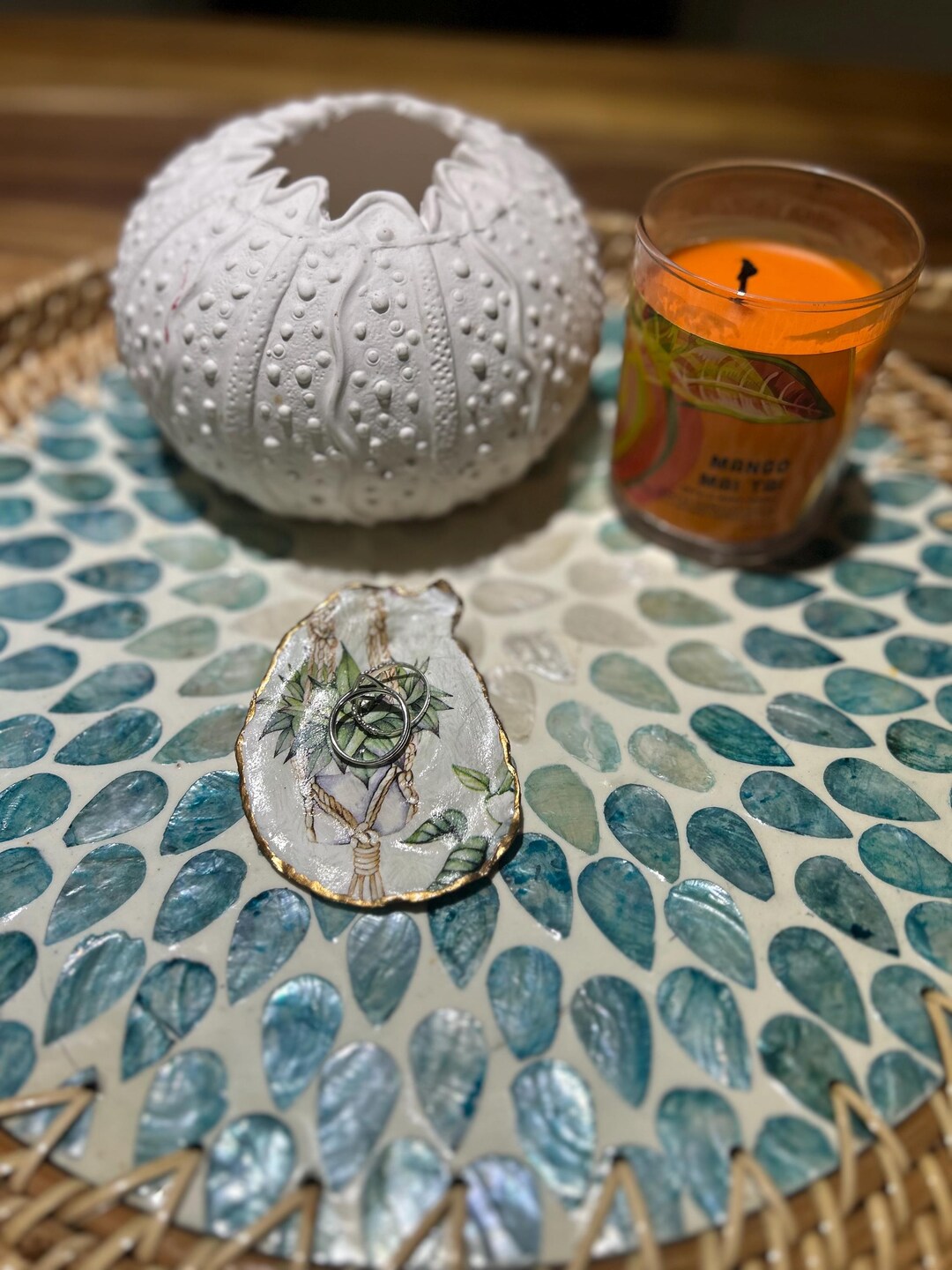 Oyster Shell, Plants, Succulents, Seashells, Home Accent, Home Decor, House Warming Gift ...