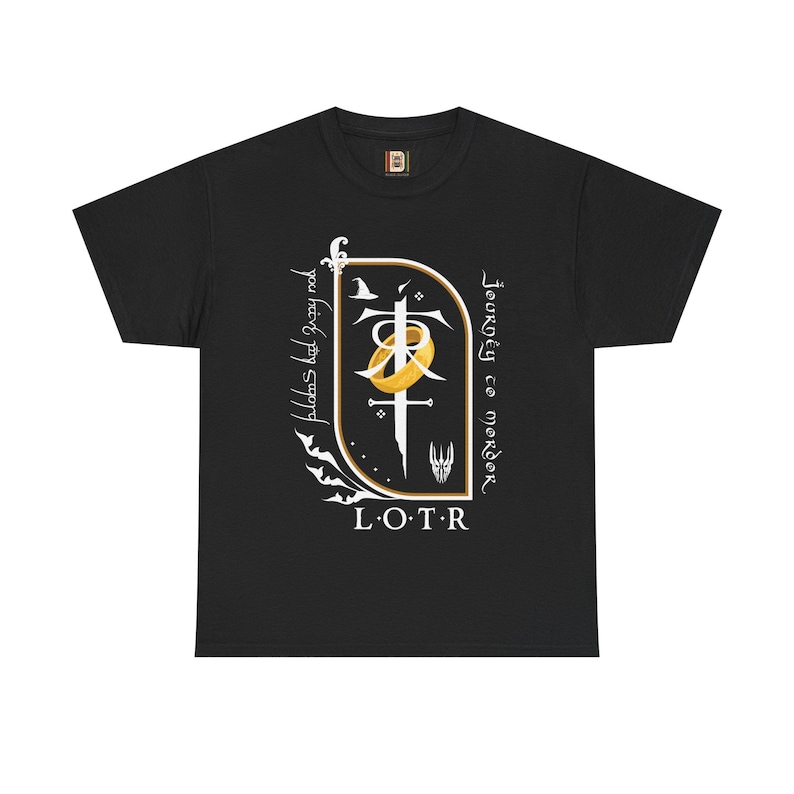 Journey Through Middle-earth: Lotr-inspired Graphic Tee for Fantasy ...