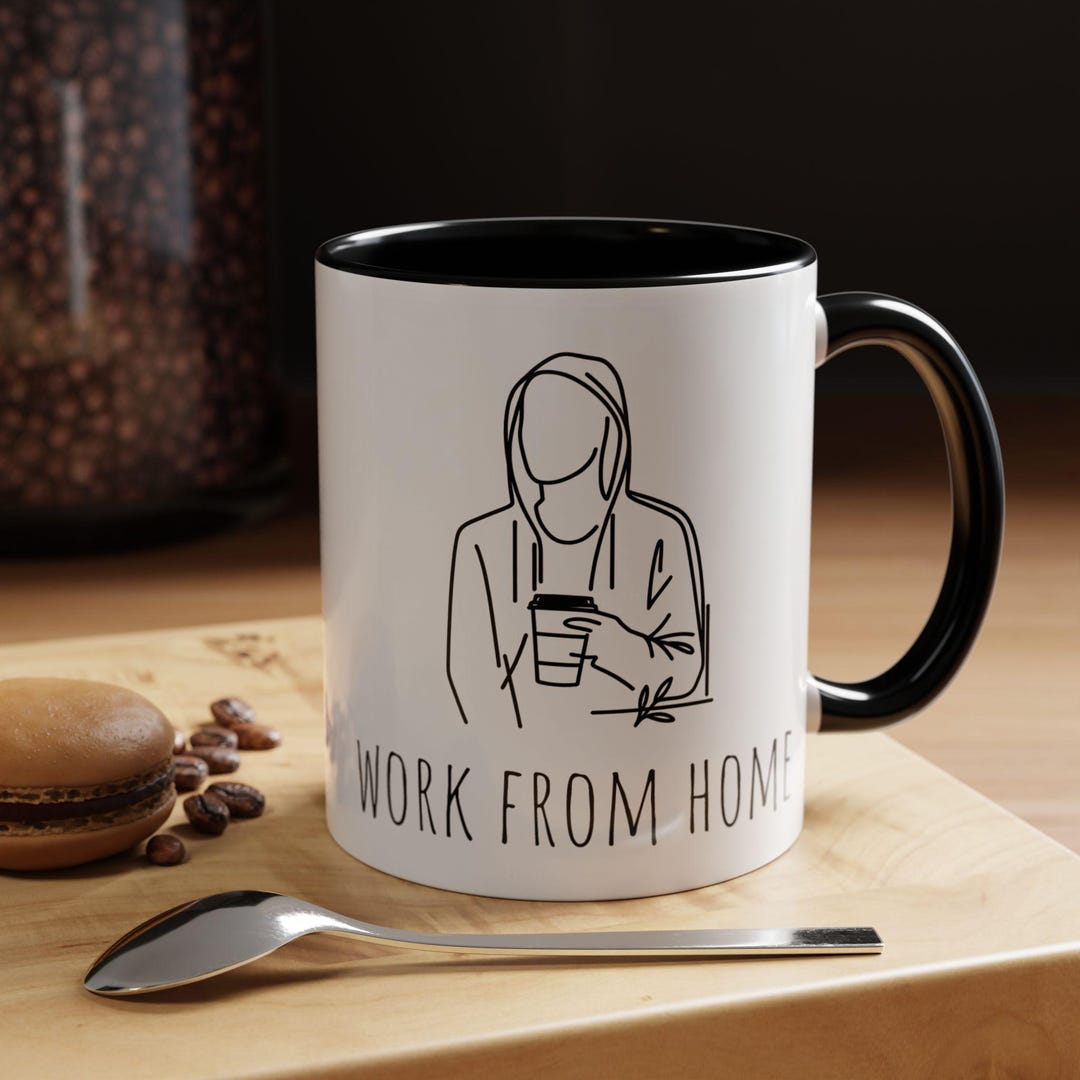Work From Home Coffee Mug - Ideal Gift for Remote Workers, Office Decor ...