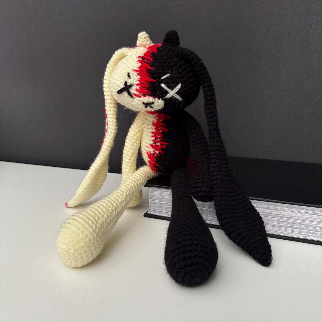 Crochet Creepy Bunny Plush - Long Ear Bunny, Amigurumi - Etsy