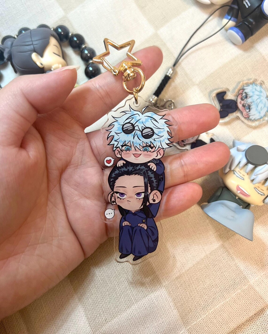 Jujutsu Kaisen - Gojo and Geto [keychain] - Etsy