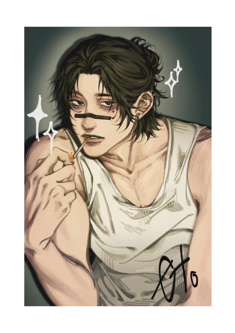 Jujutsu Kaisen - ‘A Smoke’ Choso [print] - Etsy