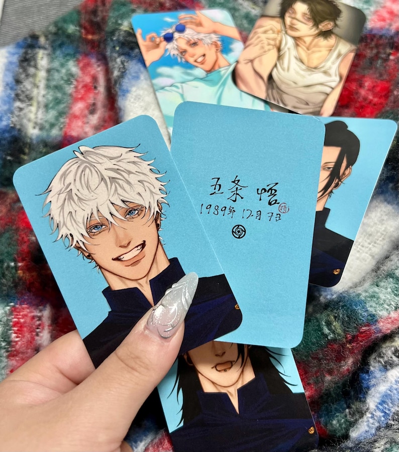 Jujutsu Kaisen - ‘school ID’ Gojo Satoru [photocard] - Etsy