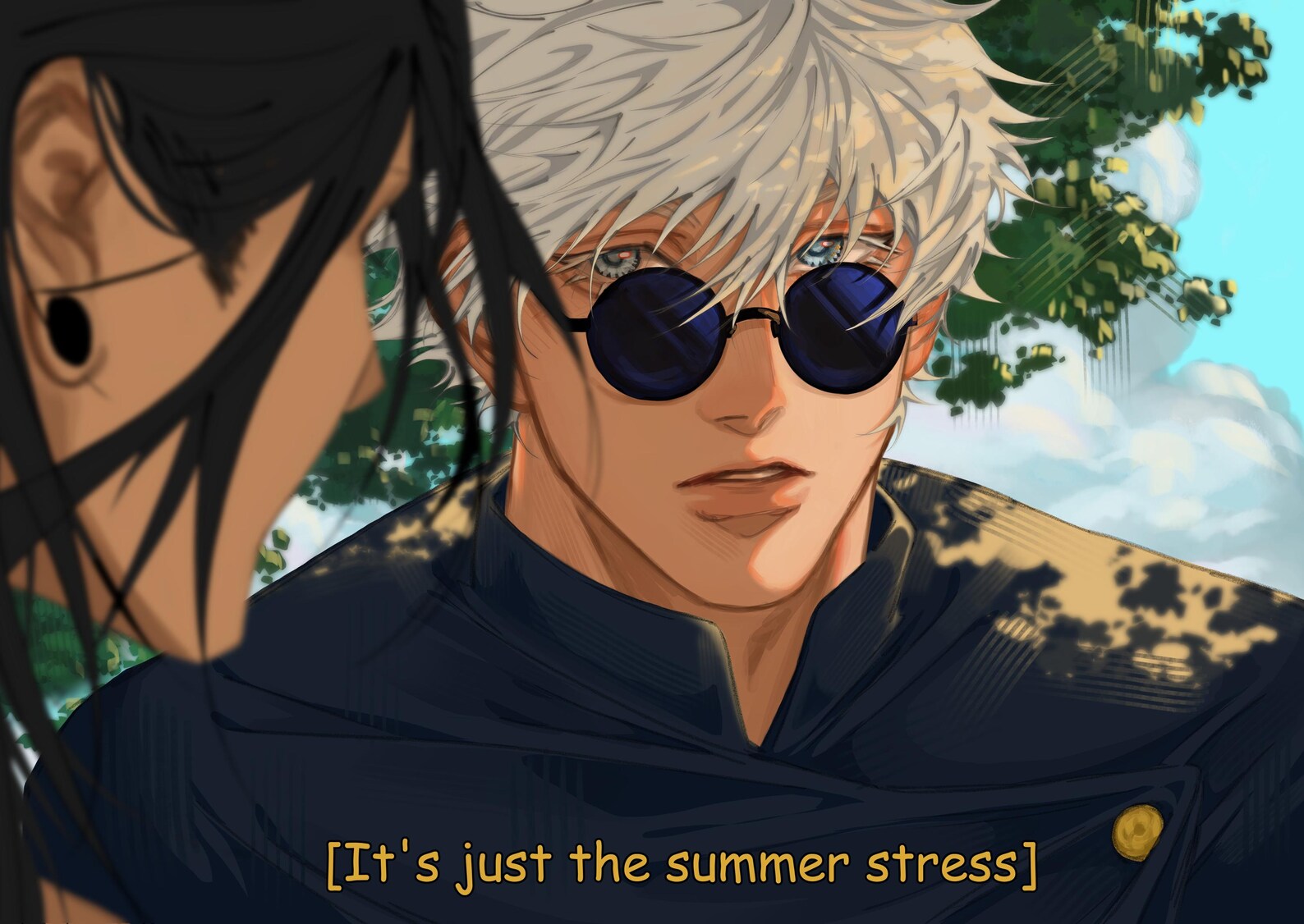 Jujutsu Kaisen - ‘summer Stress’ Gojo and Geto [print] - Etsy