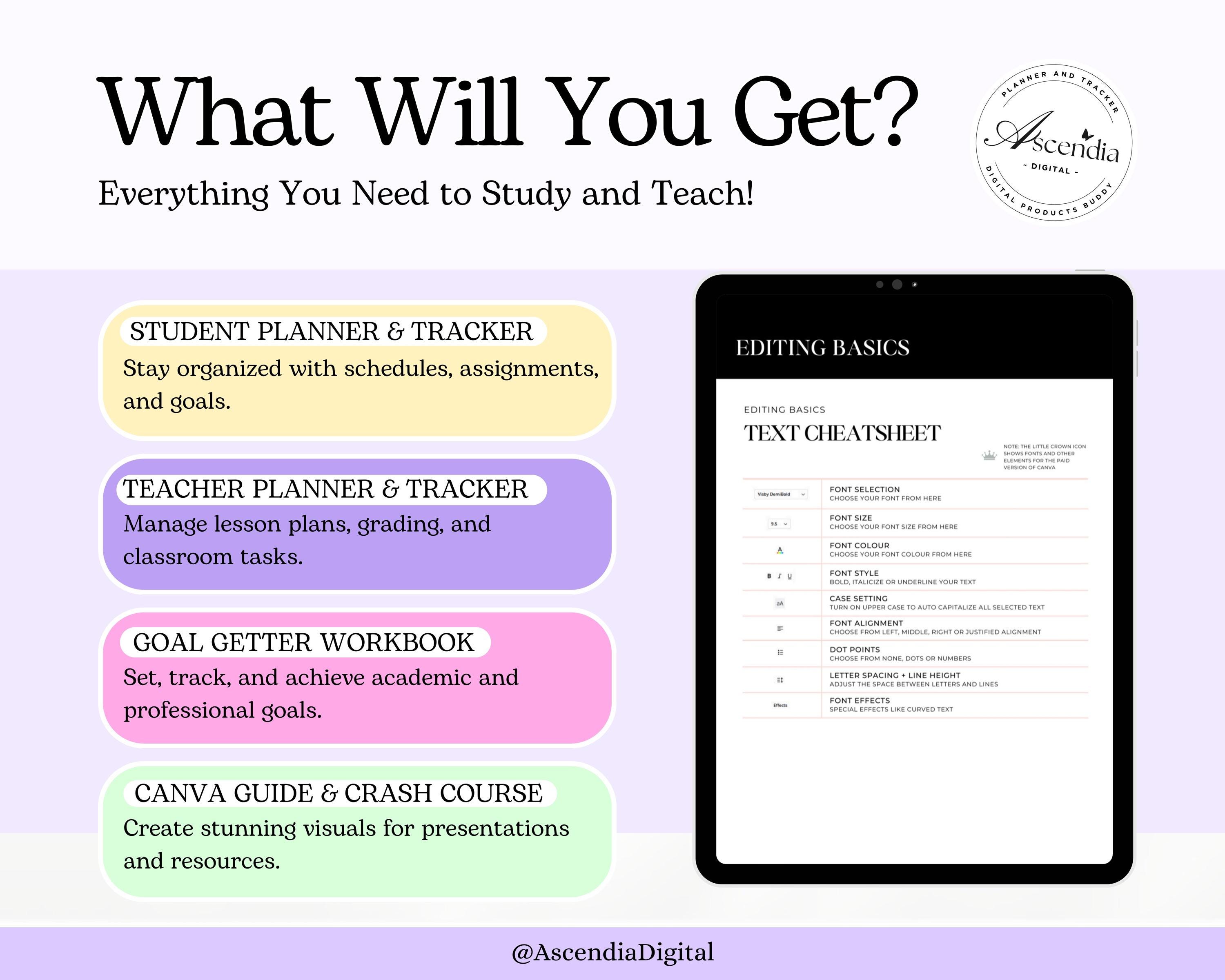 Student & Teacher Essentials Bundle - Etsy Canada
