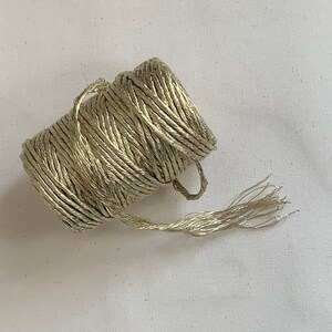 METALLIC Macrame Cord 3mm Single Strand Bobbiny Brand ••30 Ft•• Length ...