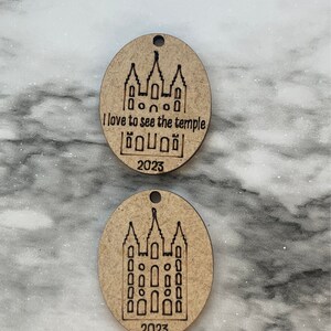 Temple Keychain LDS I Love to See the Temple Christian Primary Ward ...