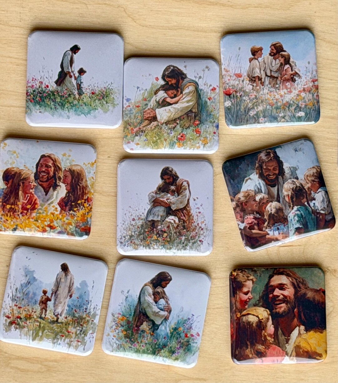 LDS Magnet Christ Portraits Walk With Me 2026 Theme | LDS Gift | Young ...