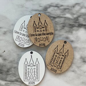 Temple Keychain LDS I Love to See the Temple Christian Primary Ward ...