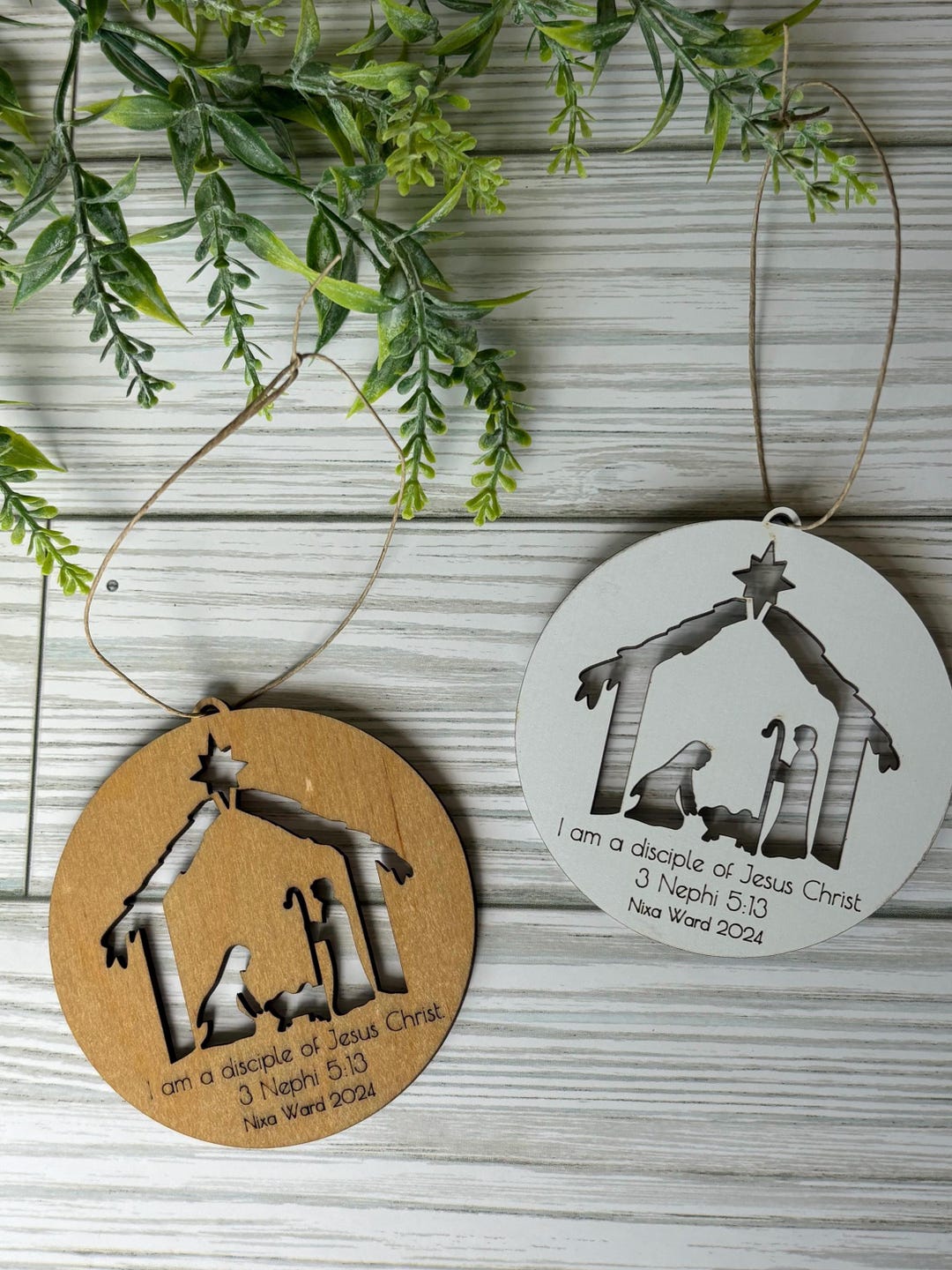 Custom Nativity Ornament « Disciple of Christ « LDS Christian Primary ...