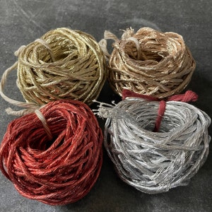 METALLIC Macrame Cord 3mm Single Strand Bobbiny Brand ••30 Ft•• Length ...